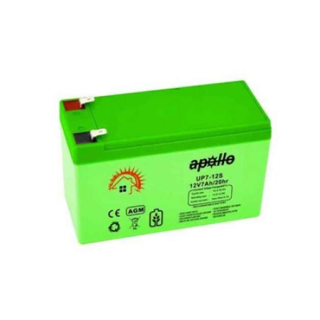 Apollo 12v 7Ah AGM Battery-Basictech