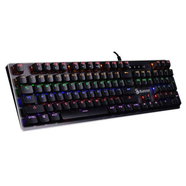 A4TECH Bloody B760 USB Full Light Strike Neon Backlit Gaming Keyboard ...