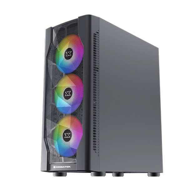 Xigmatek Medusa RGB Mid Tower ATX Gaming Casing-Basictech