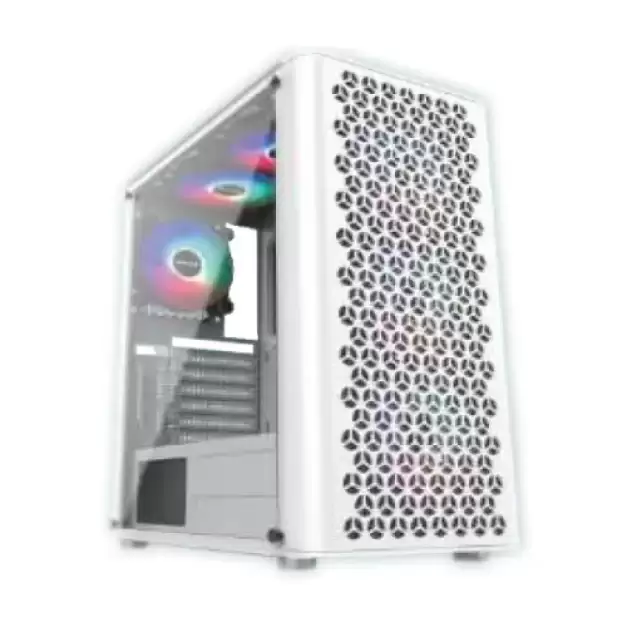 PC Power Trinity Mesh White Gaming Casing Price in Bangladesh
