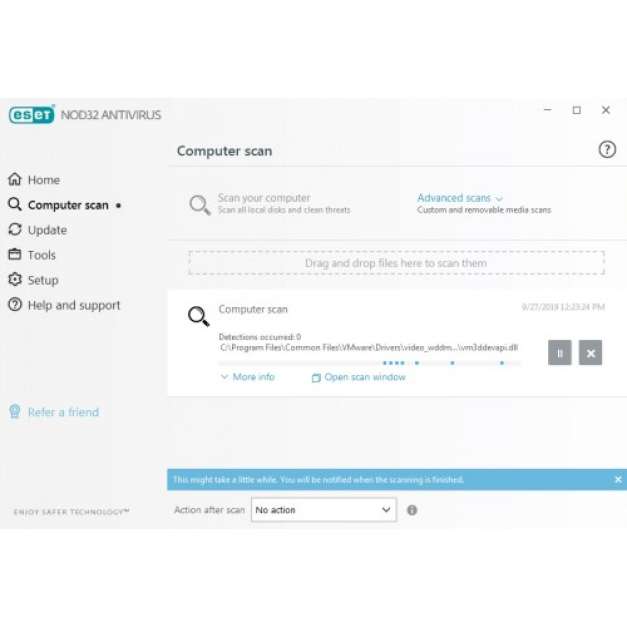 ESET NOD32 Antivirus 3 User for 1 Year (2021 Edition)-Basictech