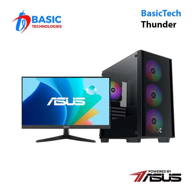 BasicTech Thunder Gaming PC Powered by ASUS