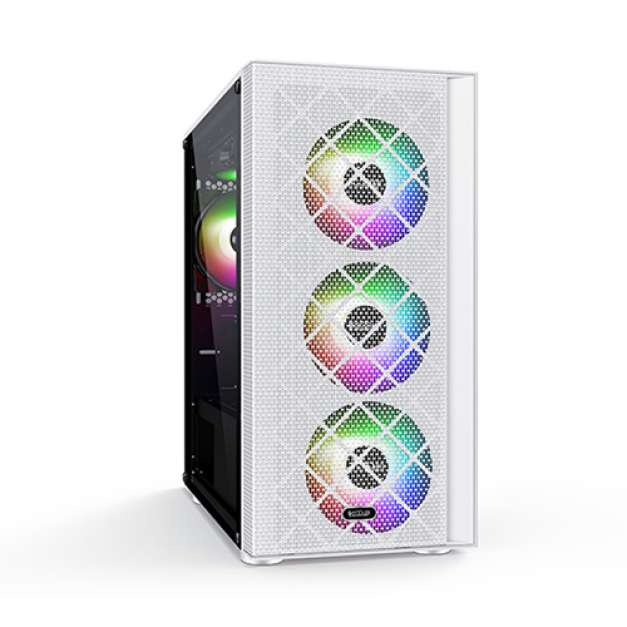 Pccooler Game 6 Matx Tempered Glass Mid Tower Gaming Case-Basictech