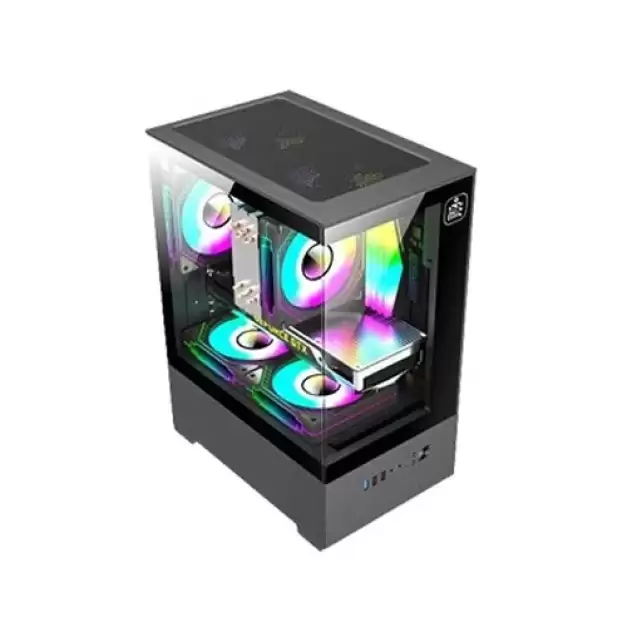 Monarch Mystery Mini Box X5 RGB Gaming White Case Price In Bangladesh ...